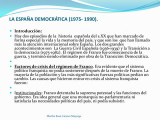 La transicion española | PPTX