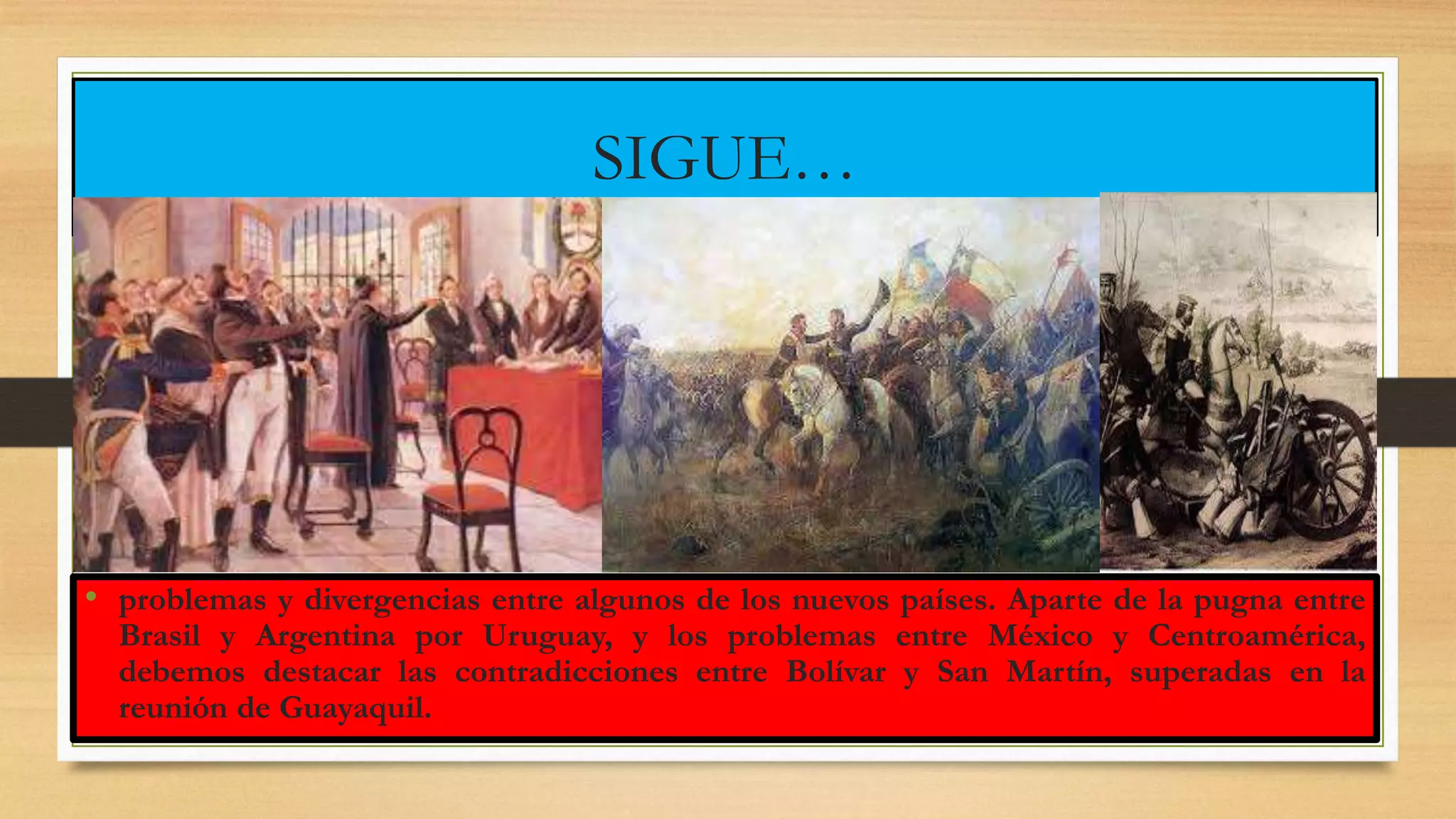 La transicion independentista de los paises latinoamericanos | PPTX