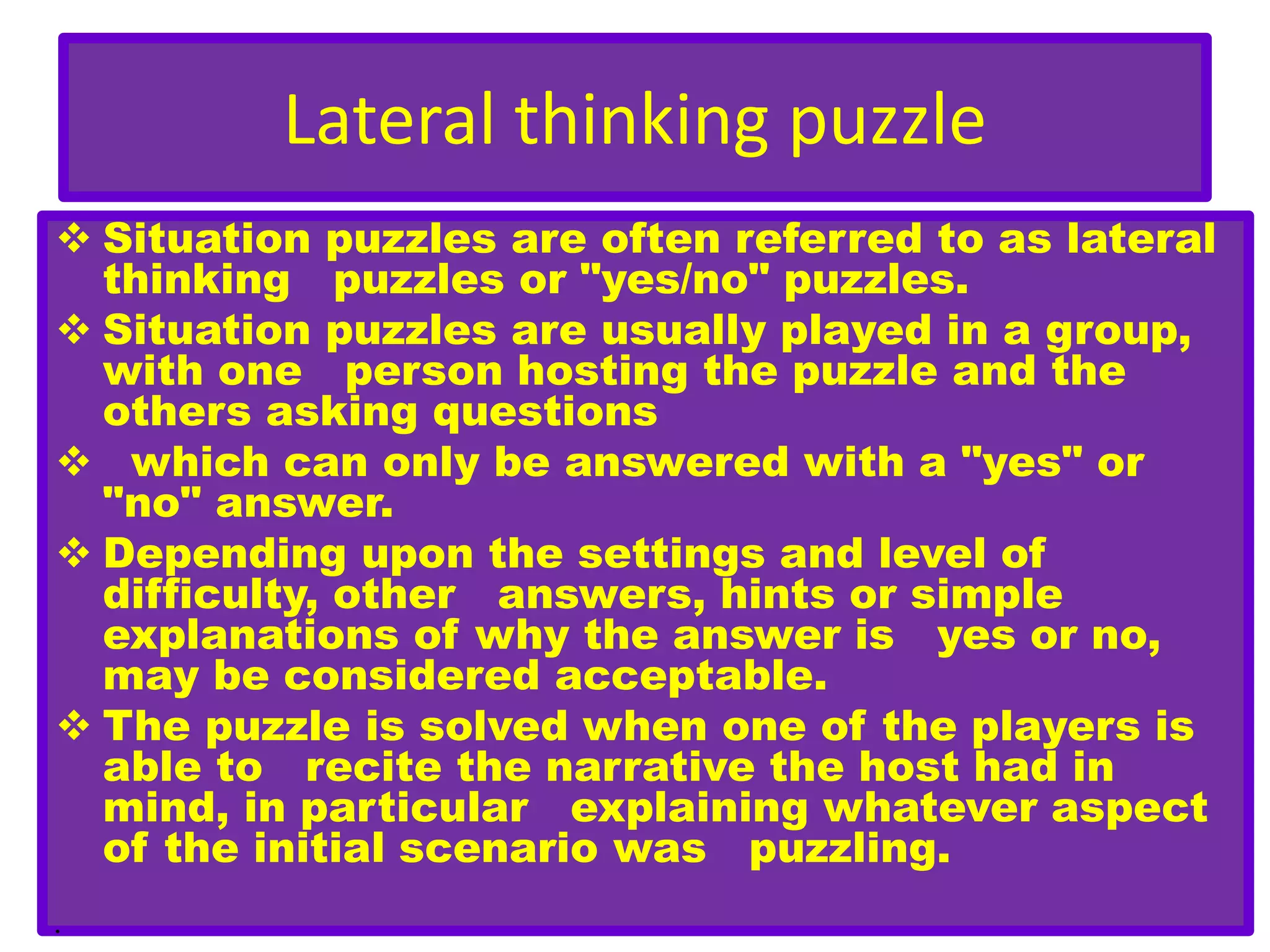 Lateral thinking | PPT