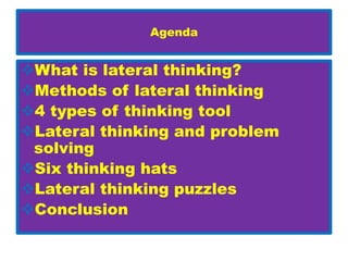 Lateral thinking | PPT