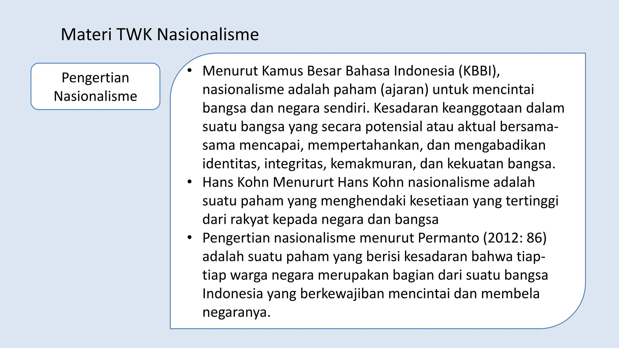 Latsol TWK Nasionalisme untuk masuk CPNS | PPT