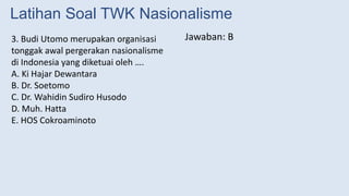Latsol TWK Nasionalisme untuk masuk CPNS | PPT