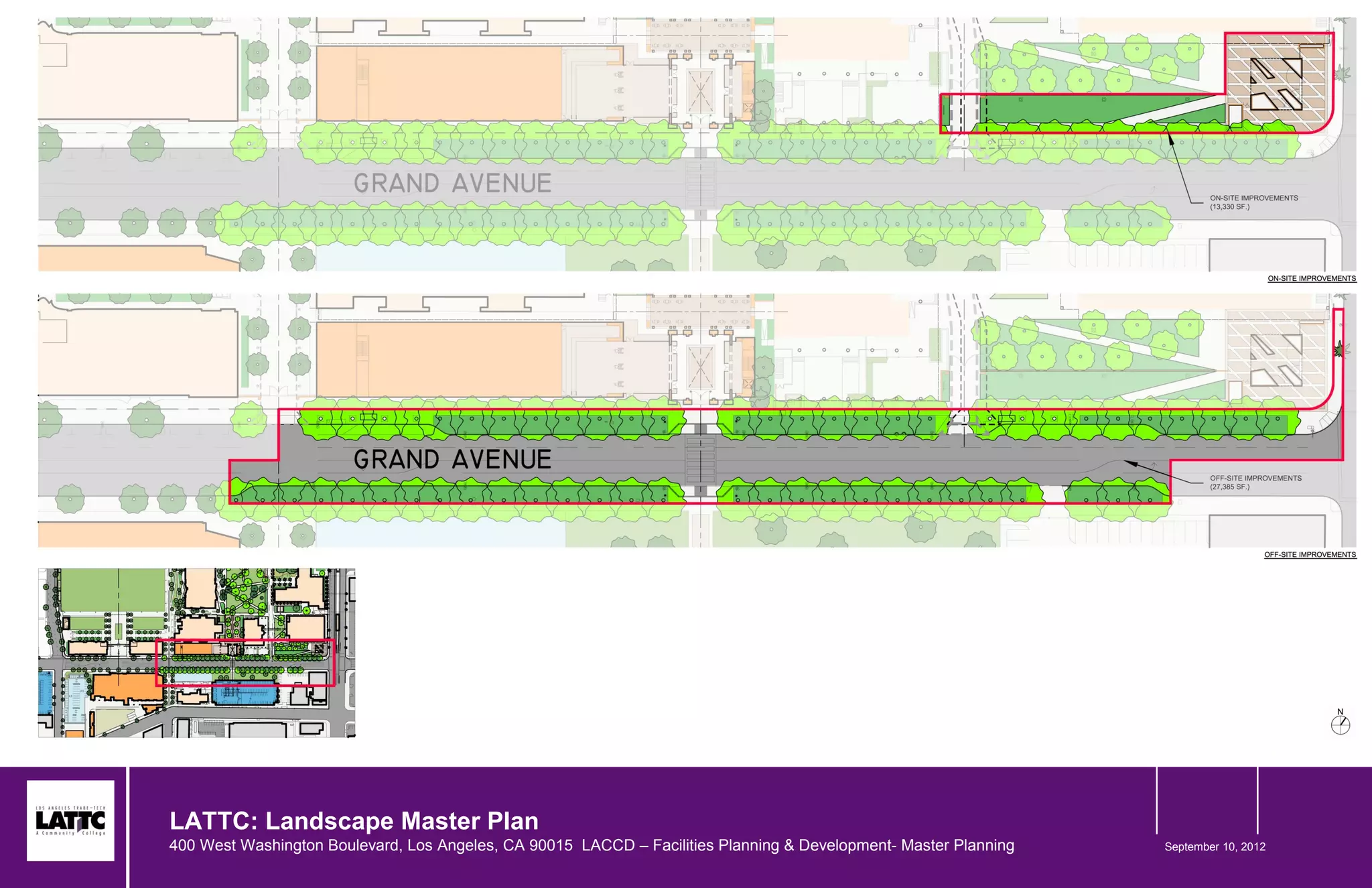 LATTC Landscape Master Plan Summary oct 2012 | PPT | Civil Engineering ...
