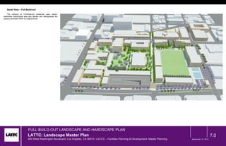 LATTC Landscape Master Plan Summary oct 2012 | PPT