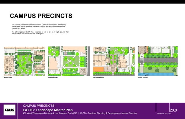LATTC Landscape Master Plan Summary oct 2012 | PPT