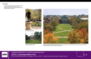 LATTC Landscape Master Plan Summary oct 2012 | PPT | Civil Engineering ...