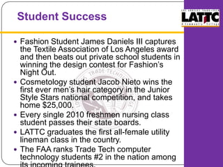 LATTC Strategic Plans 2010-2011 | PPT