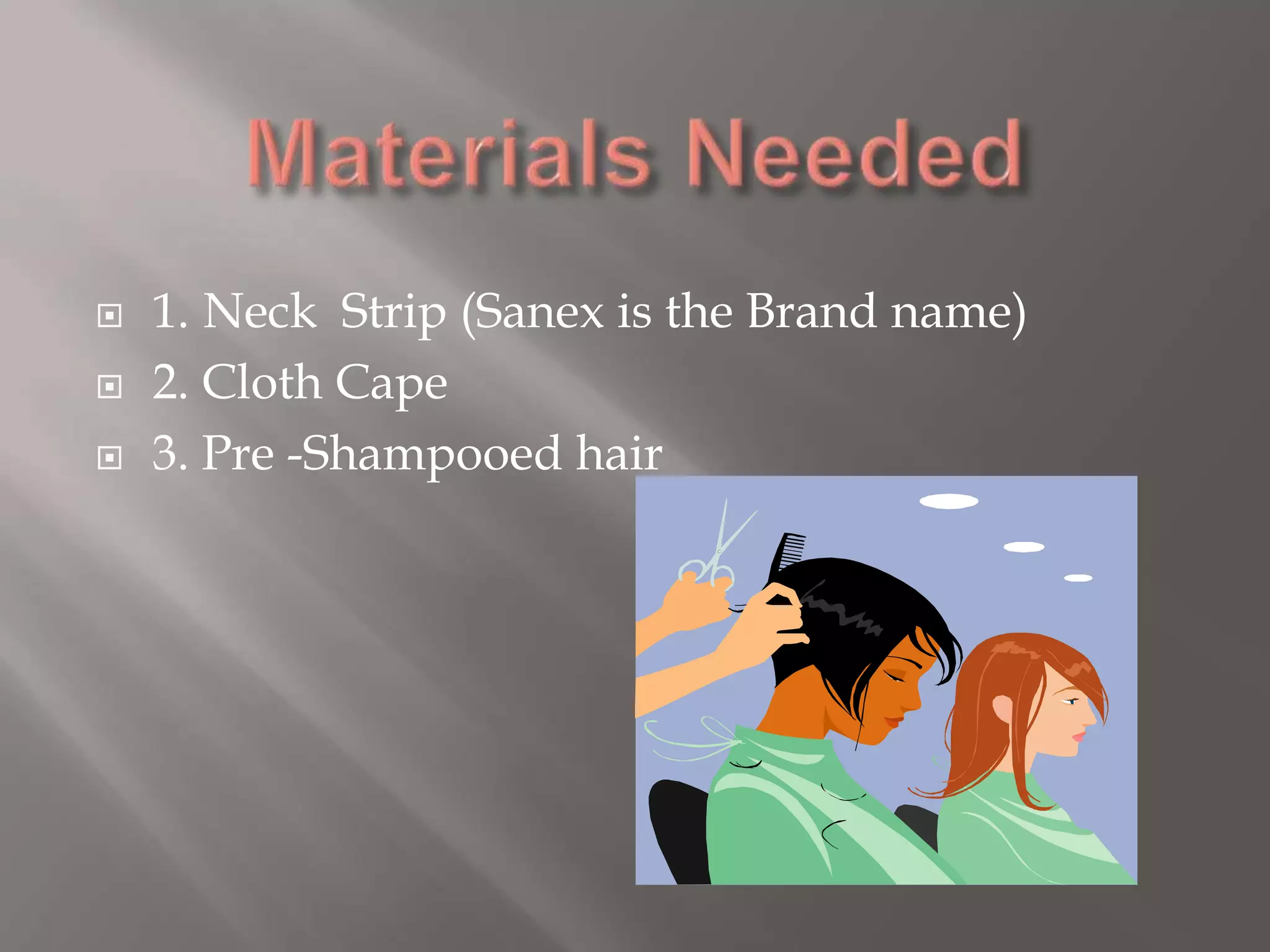 Lattc cosmetology department basic drape | PPT
