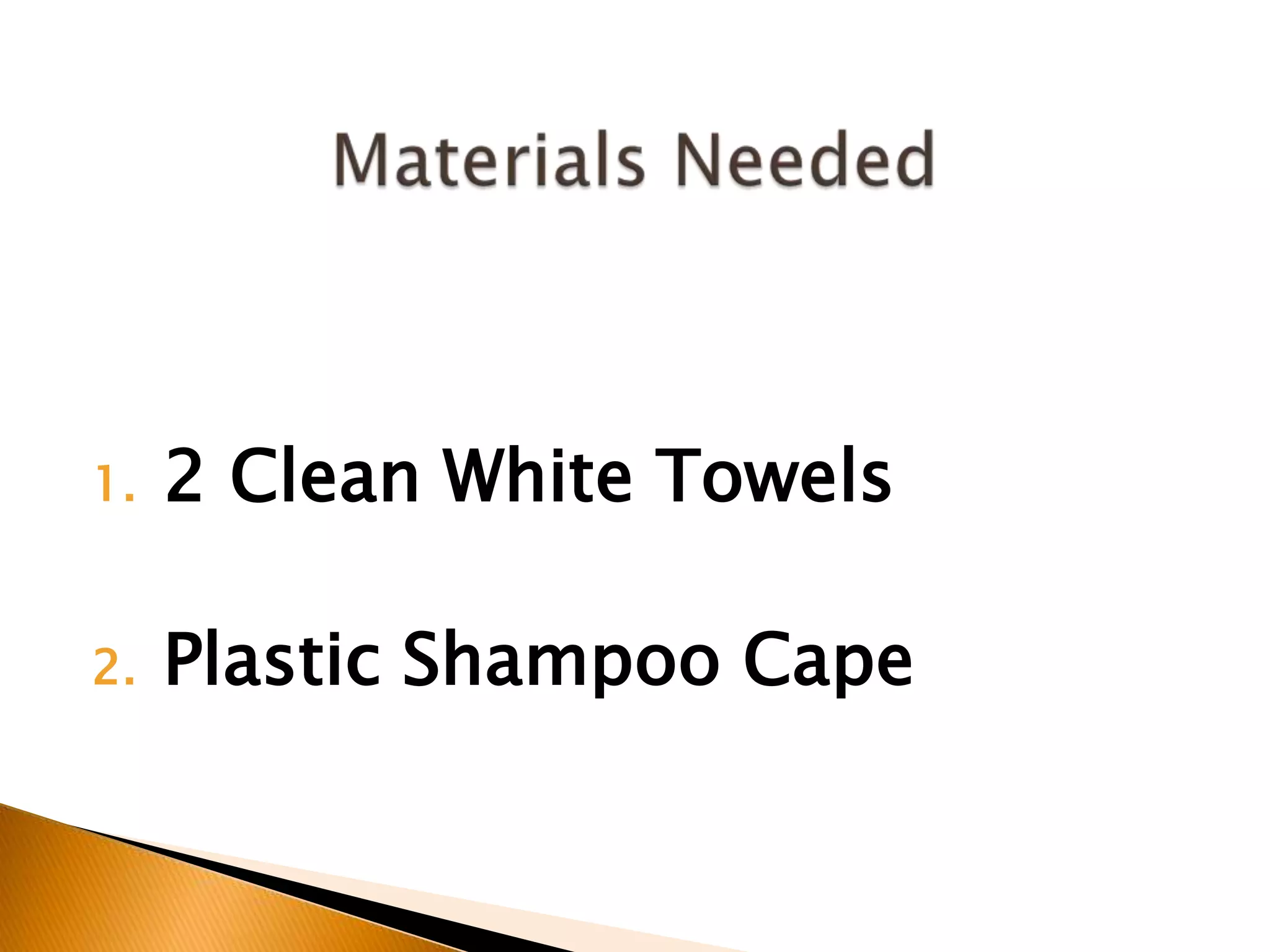 Lattc cosmetology department chemical draping | PPTX