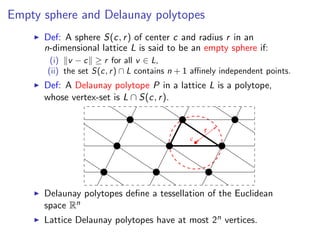 Lattice coverings | PDF