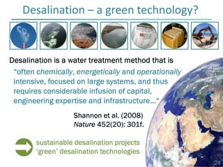 Seawater desalination – Environmental Impact Assessment (EIA) and Best Available Techniques (BAT ...