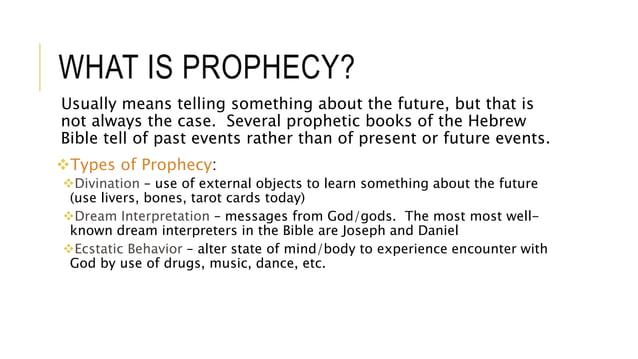 Latter prophets | PPT