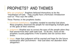 Latter prophets | PPTX