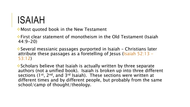 Latter prophets | PPT