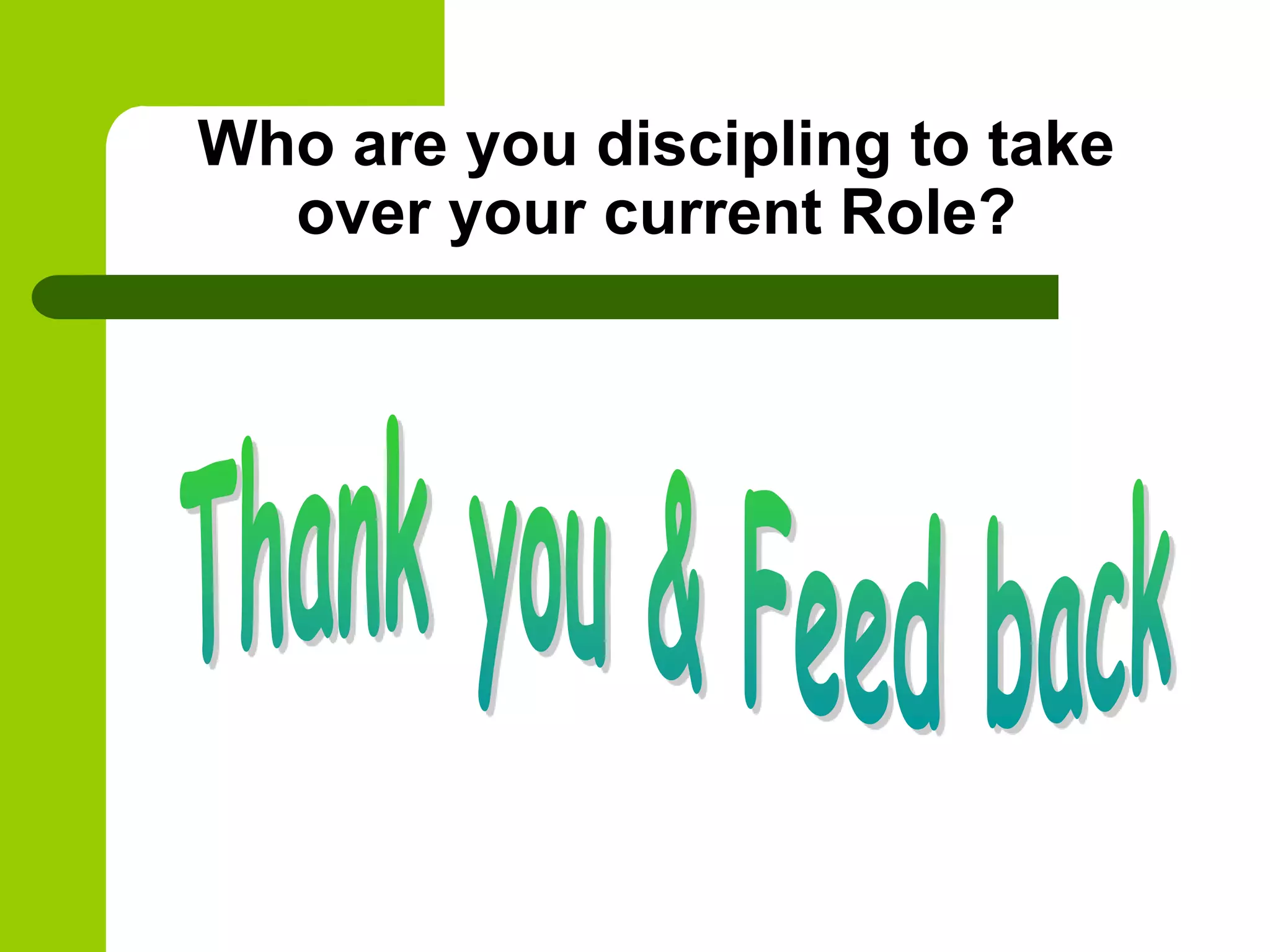 Multiplication of Disciples | PPT