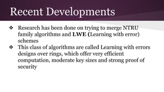 Lattice Based Cryptography - GGH Cryptosystem | PDF