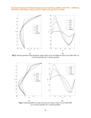 LATTICE BOLTZMANN SIMULATION OF NON-NEWTONIAN FLUID FLOW IN A LID DRIVEN CAVITY | PDF