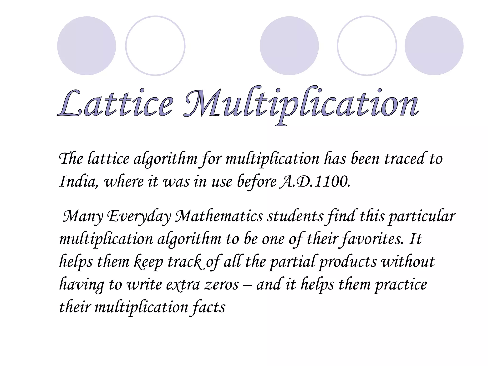 Lattice method-of-multiplication-2 | PPT