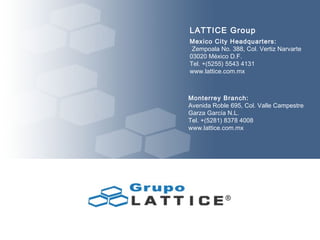 Lattice corporate profile 11 vf | PPT