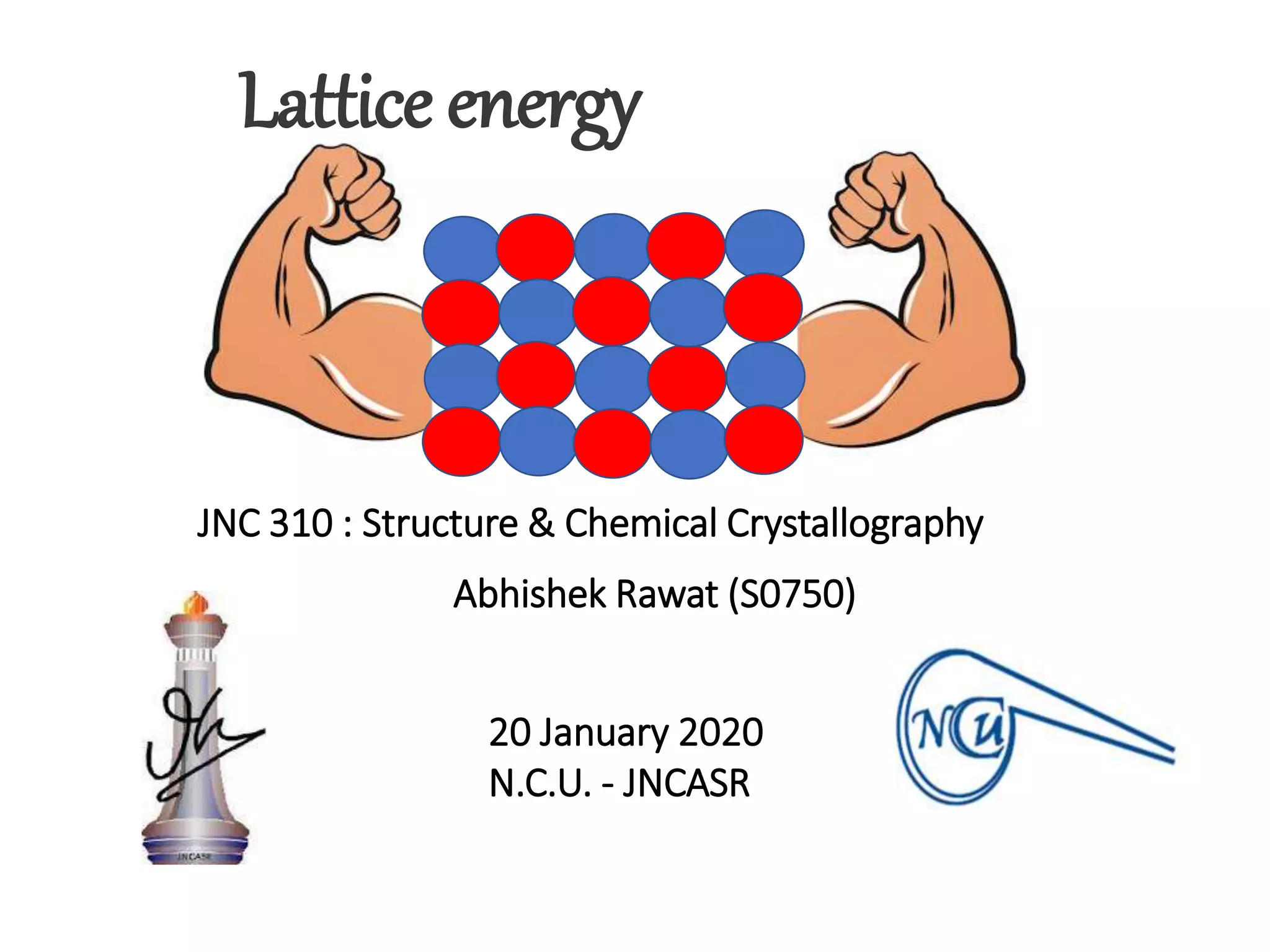 Lattice energy | PPTX