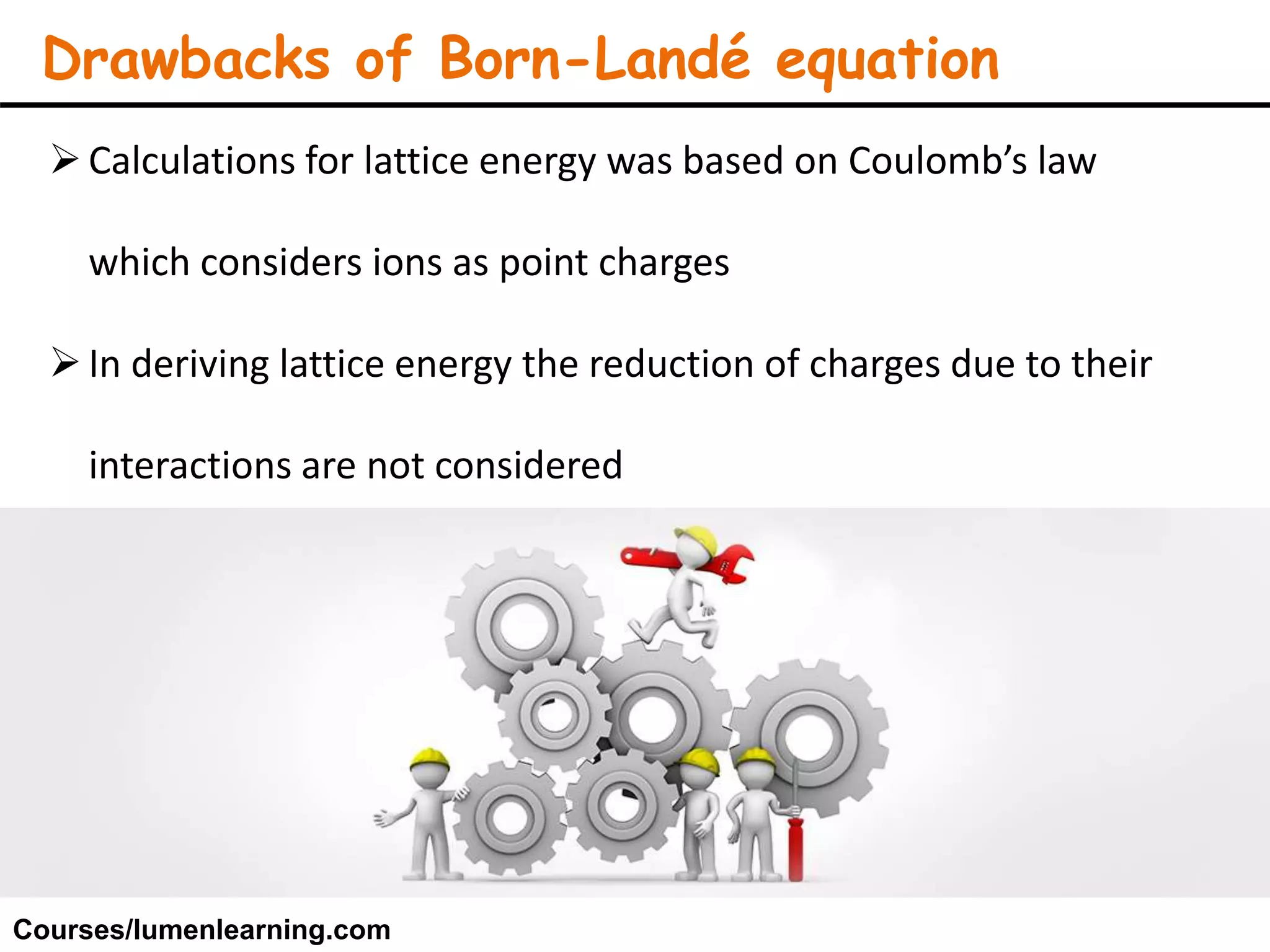 Lattice energy | PPTX
