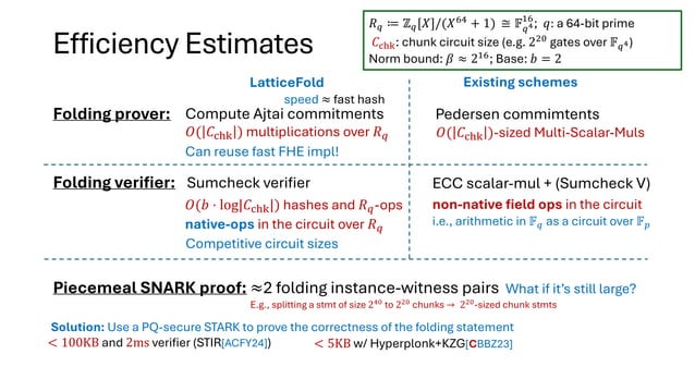 zkStudyClub - LatticeFold: A Lattice-based Folding Scheme and its ...