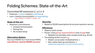 zkStudyClub - LatticeFold: A Lattice-based Folding Scheme and its Applications to Succinct Proof ...