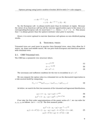 Options pricing using Lattice models | PDF | Stocks and Bonds | Personal Investing