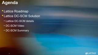 Lattice roadmap and DC-SCM for HPC at OCP.pptx