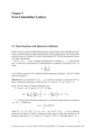 Lattices and codes | PDF