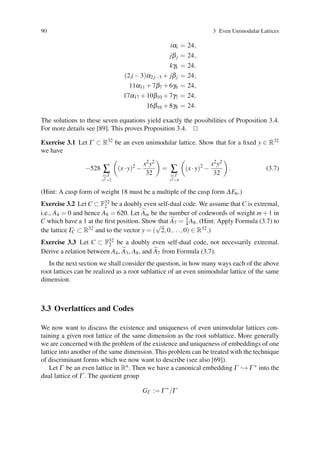 Lattices and codes | PDF