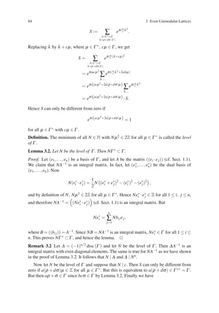Lattices and codes | PDF