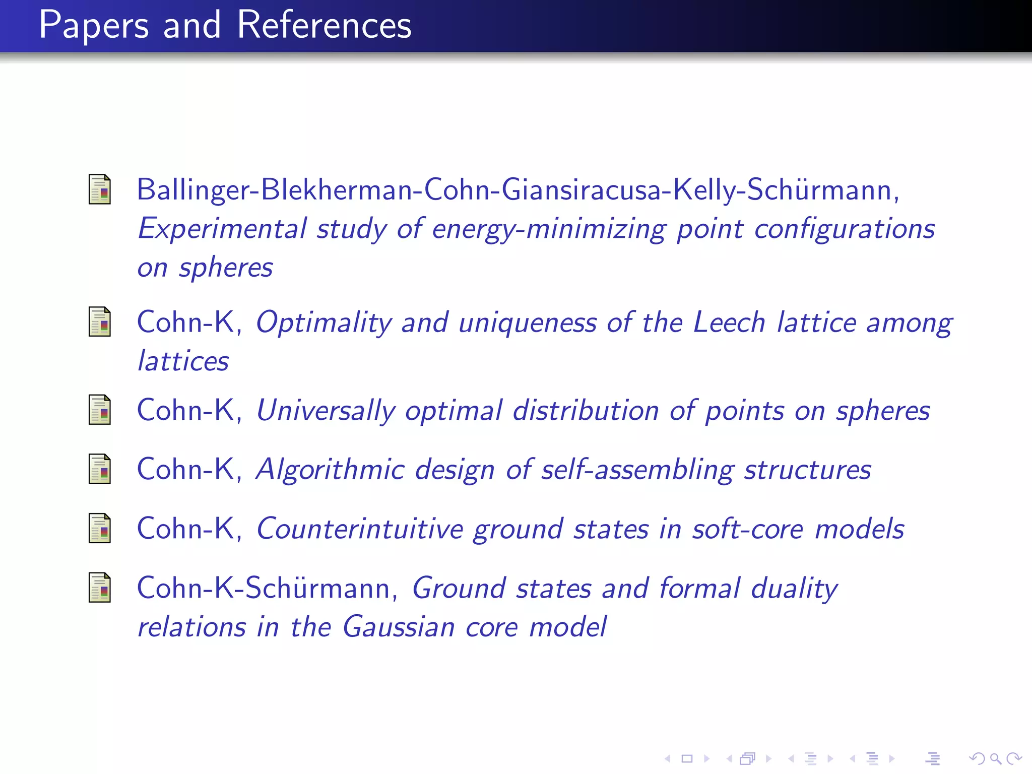 Lattices, sphere packings, spherical codes | PDF | Physics | Science