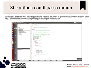La tua prima app per Ubuntu Touch | PDF