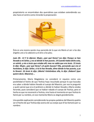 Juan 20 La tumba esta vacía | PDF