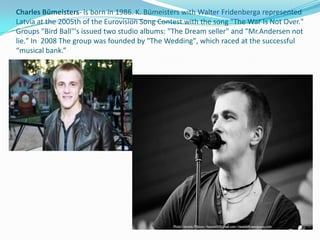 Latvian celebrities who are born in riga | PPT