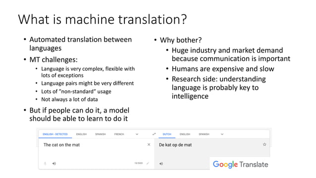 Building a Neural Machine Translation System From Scratch | PDF
