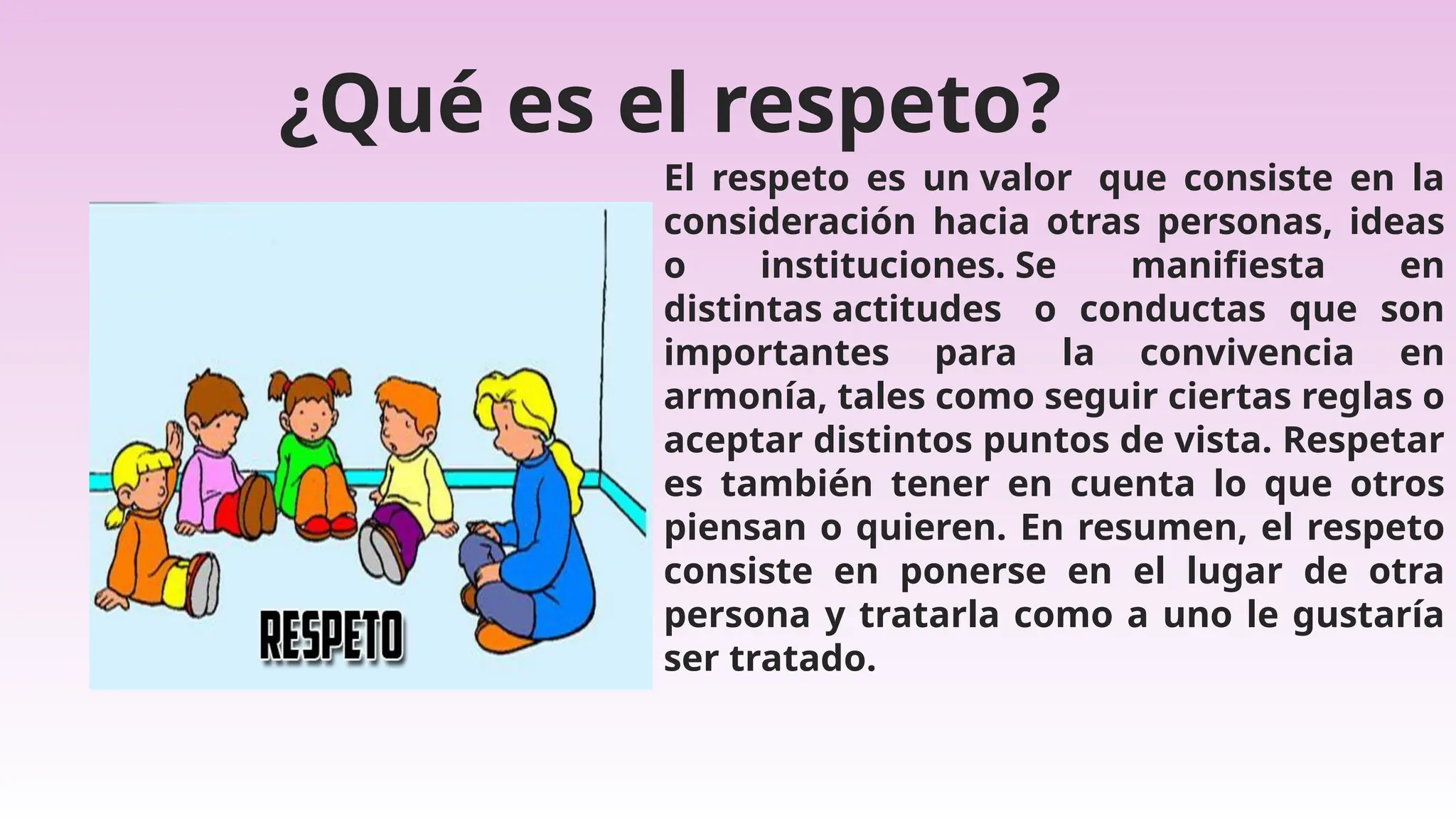 el respeto laurenz daniela duran acuña alfonzo lopez | PPTX