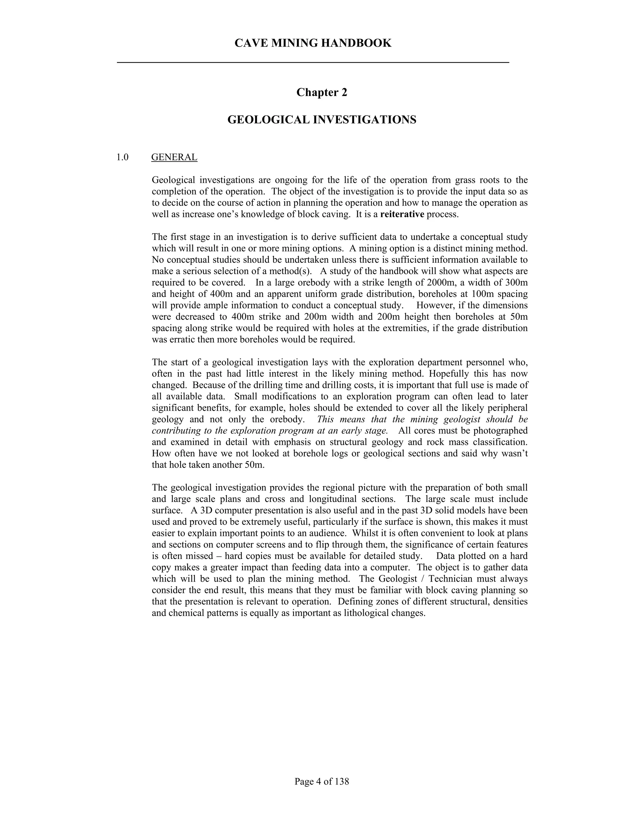 Laubsher cave mining handbook de beers version | PDF