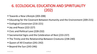 Laudato Si- Encyclical Of Pope Francis on Environment | PPTX