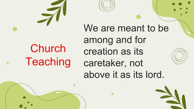 LAUDATO SI.pptx | Christianity | Religion & Spirituality