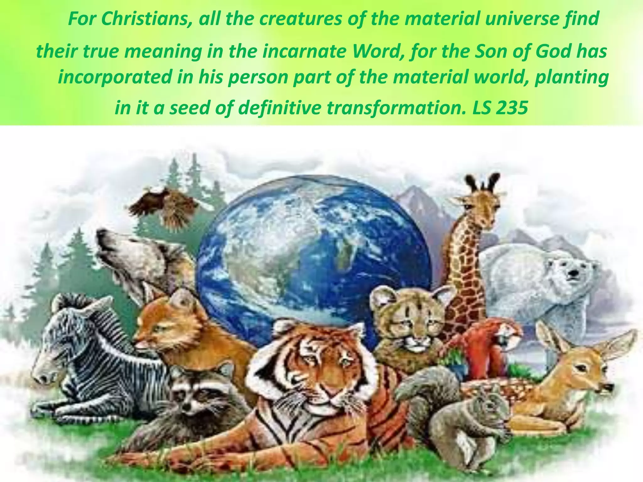 Laudato si 6 ecological education and spirituality | PPTX