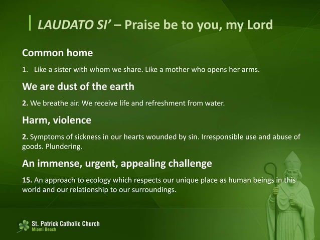 LAUDATO SI’ | PPTX