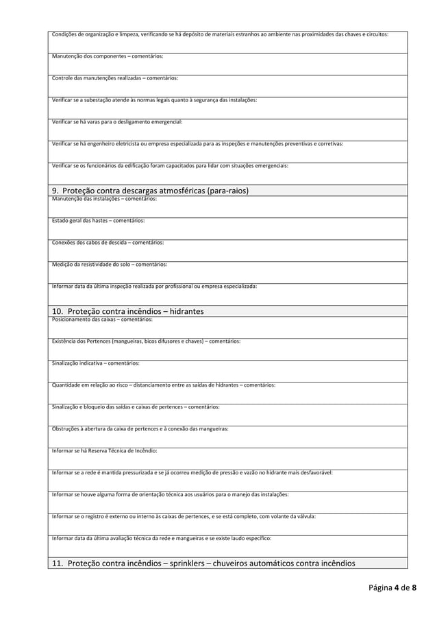 Laudo de técnico de vistoria predial | PDF
