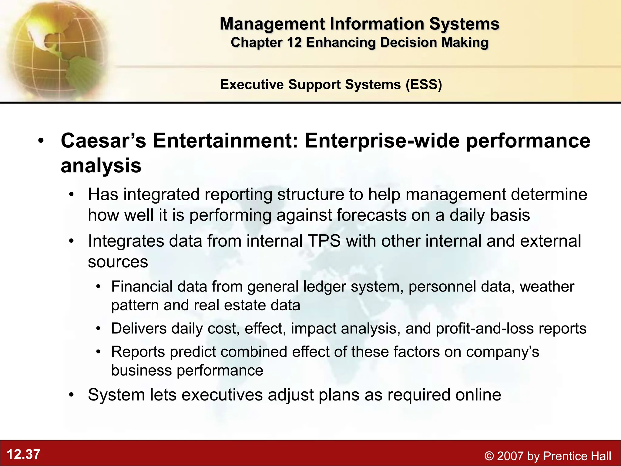 laudon_MIS10_ch12 Enhanched Decision Making | PPT