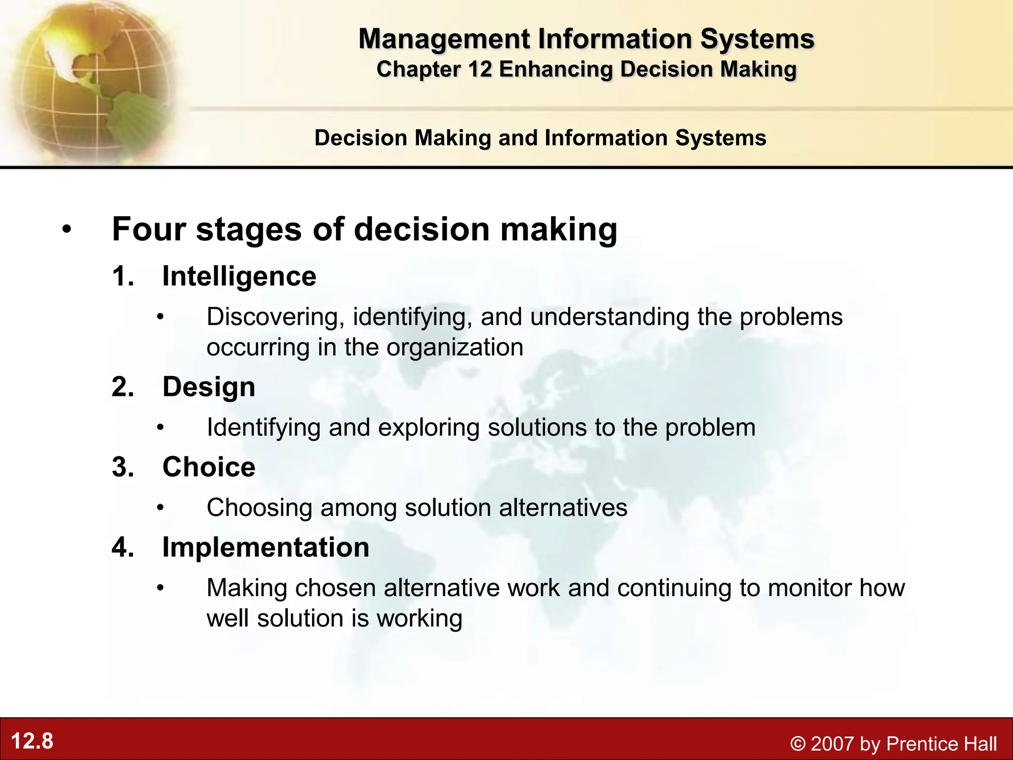 laudon_MIS10_ch12 Enhanched Decision Making | PPT
