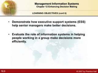 laudon_MIS10_ch12 Enhanched Decision Making | PPT