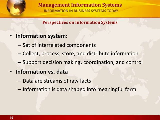 LECTURE 1: INFORMATION SYSTEMS IN BUSINESS TODAY | PPT | Operating Systems | Computer Software ...