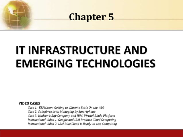 Chapter Four IT infrastructure | PPTX