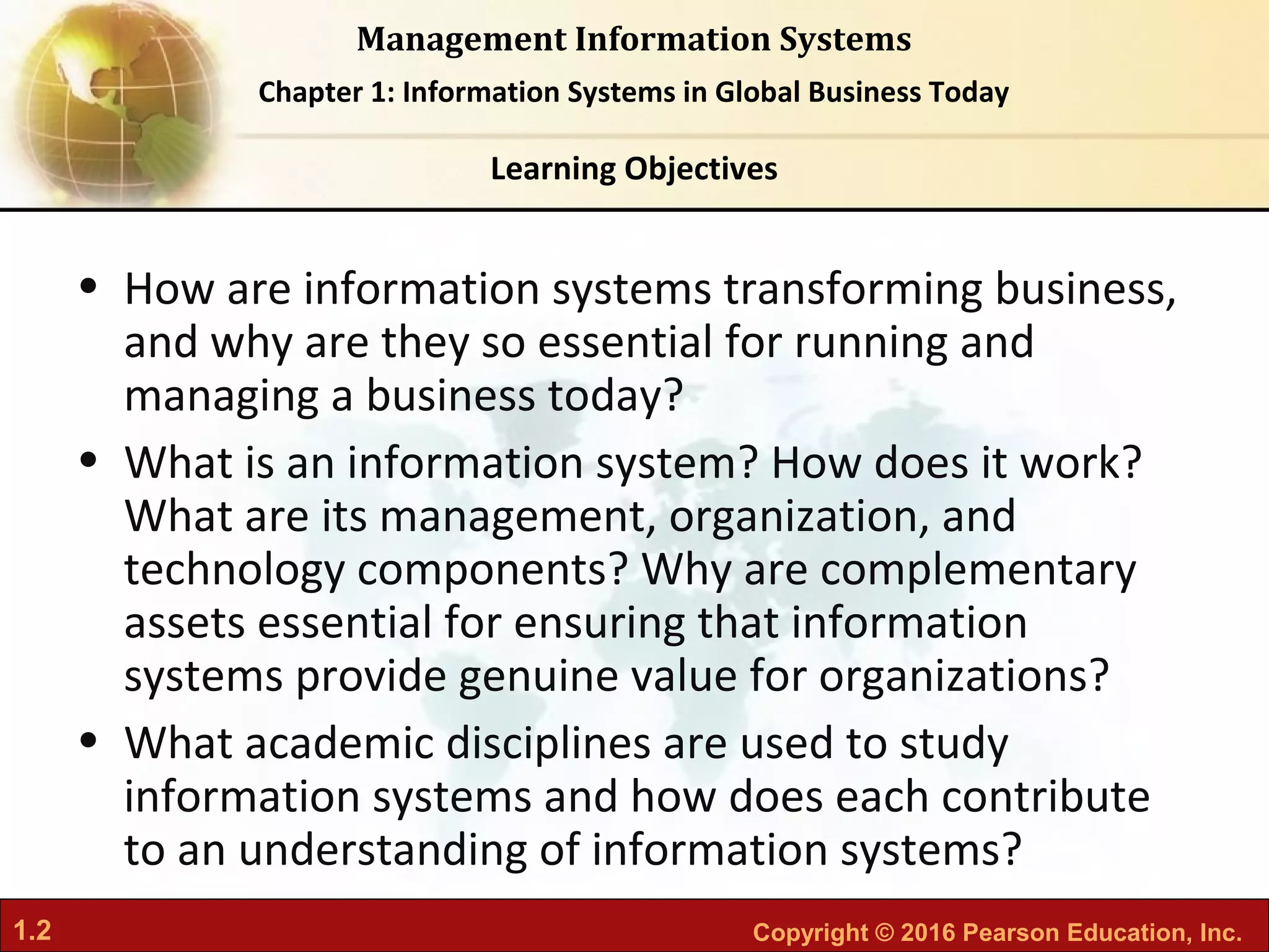 Laudon mis14 ch01 | PPT